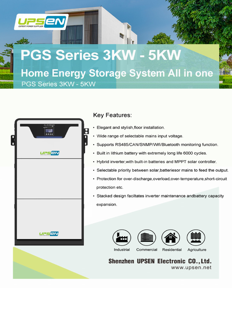 2024 PGS ESS Spec Data | PDF