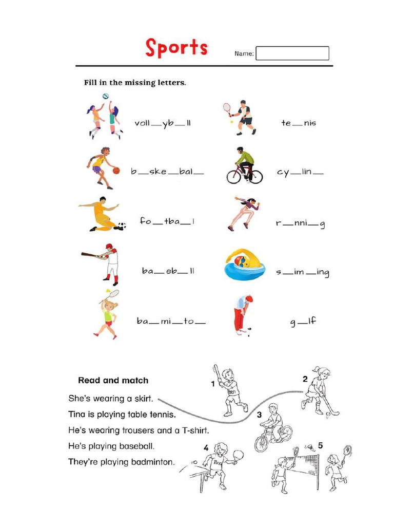 Homework Sports | PDF