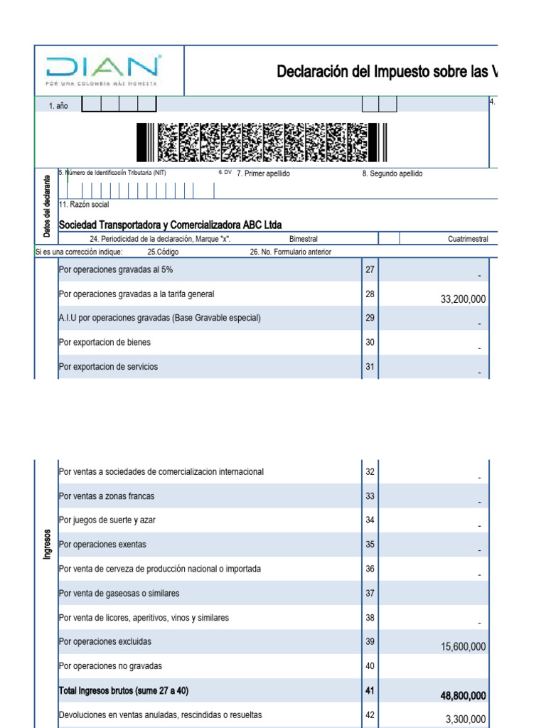 TALLER 5 IVA JENIFFER TAUTAZ Y DIANA MILLAN (1) | PDF | Impuesto al valor agregado | Tarjeta de ...
