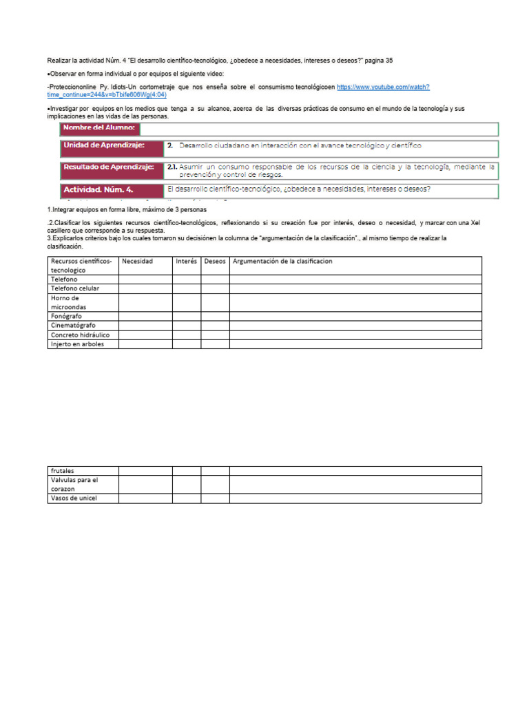 U2 Act 4 | PDF | Informática | Tecnología