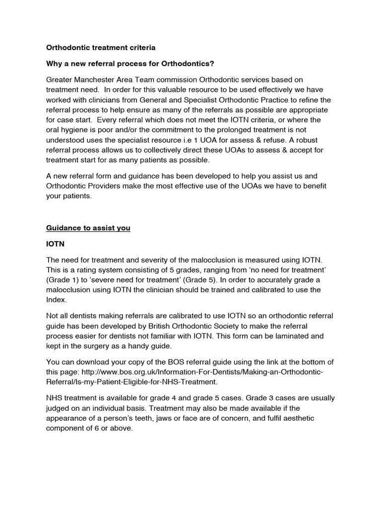 Ortho Guidance 11 March 20151 | PDF | Orthodontics | Dental Anatomy