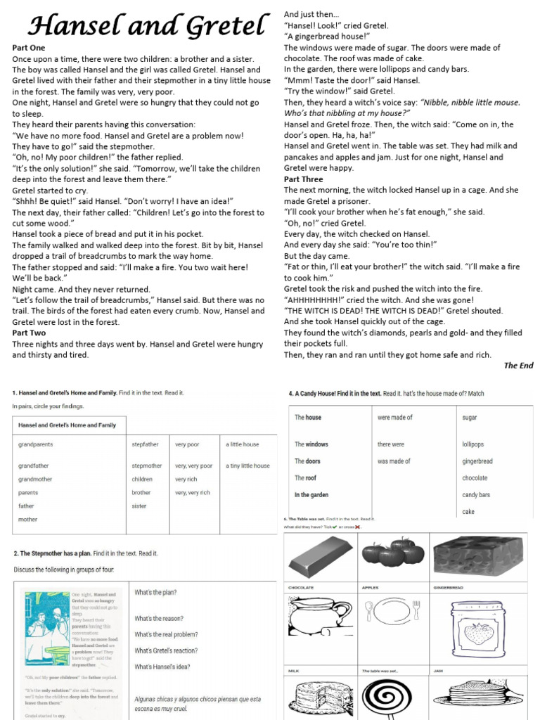 Hansel and Gretel 5to A, B y C - EP1 PDF | PDF | Hansel And Gretel ...