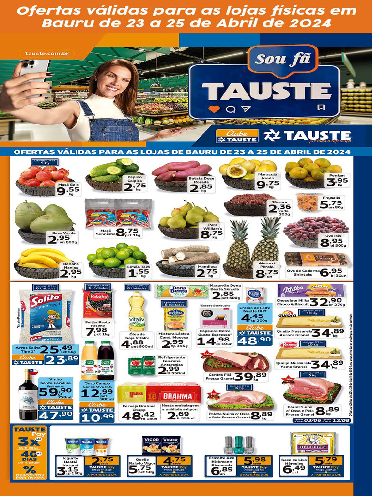 Ofertas Tauste Bauru de 23 A 25 de Abril de 2024 | PDF