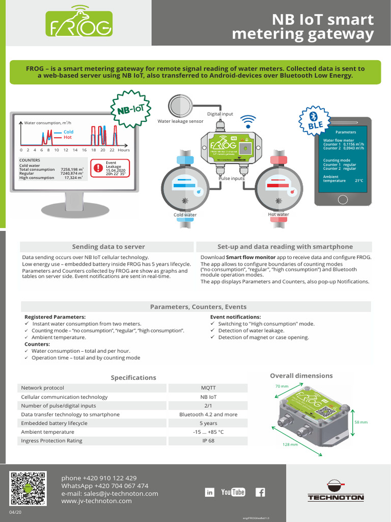 Eng Frog Leaflet 1 1 | PDF | Internet Of Things | Computing