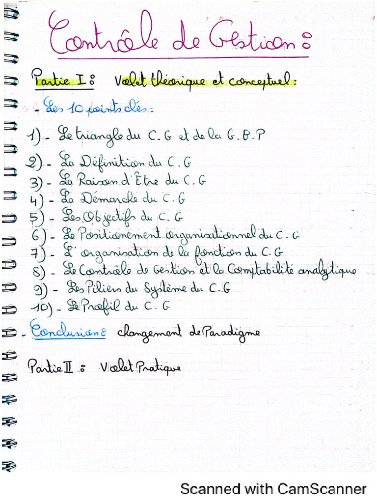 Controle de Gestion | PDF