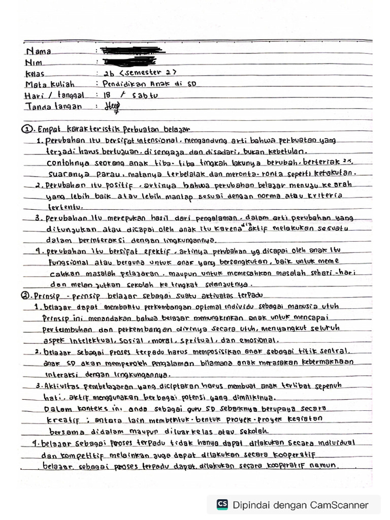 TTM2 Pendidikan Anak Di SD | PDF