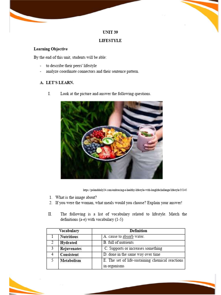 Unit 39 | PDF | Sentence (Linguistics) | Indonesia