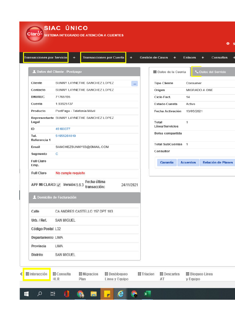 SIMULADOR DEL SIAC ÚNICO | PDF