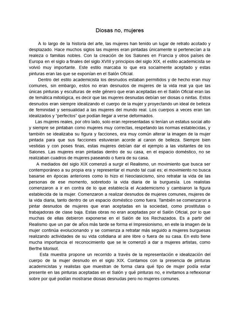 texto curatorial | PDF | Pinturas | Las artes