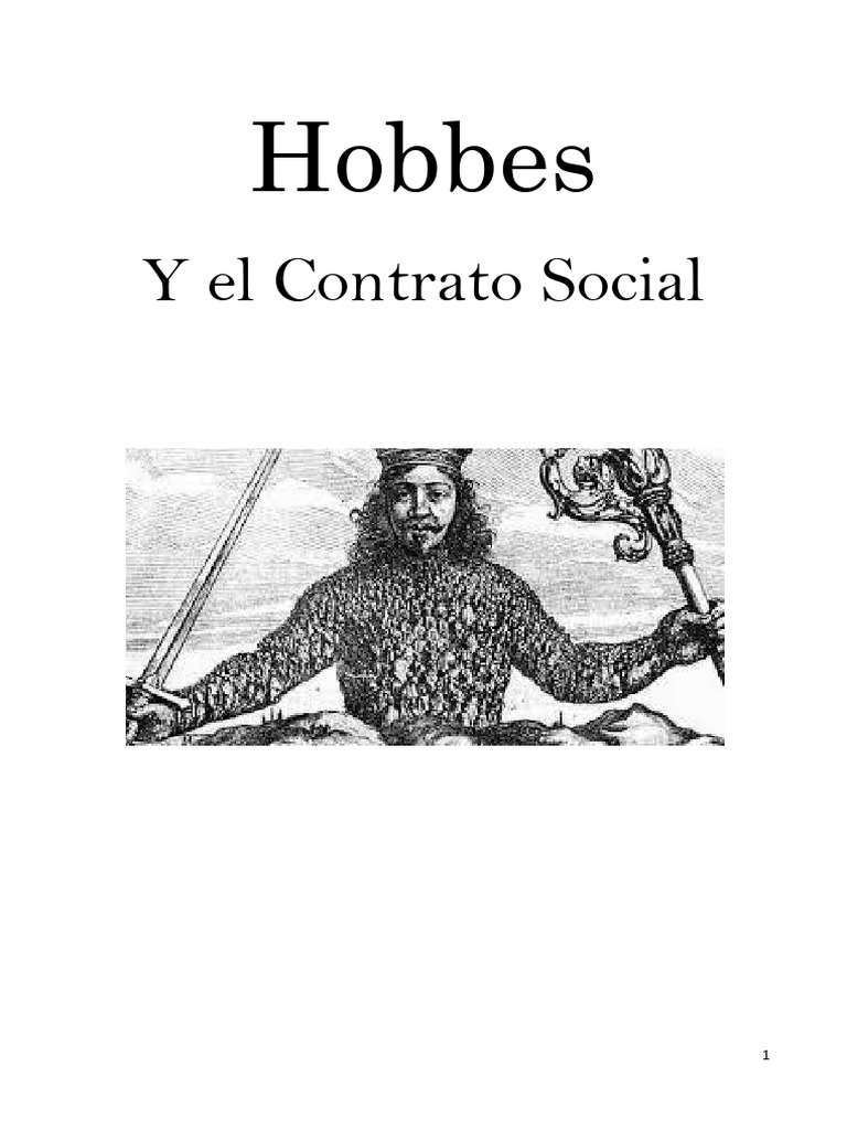Hobbes y la Teoría del Contrato Social | PDF | Thomas Hobbes | Contrato ...