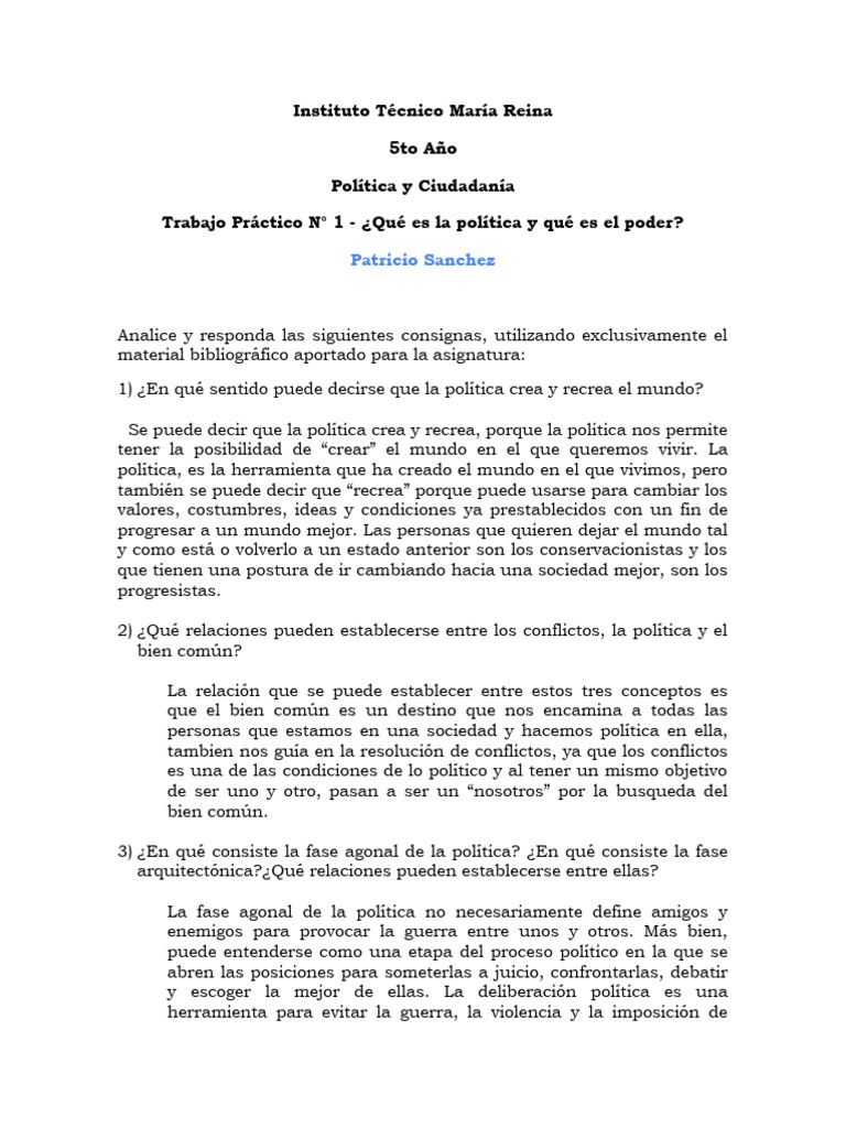 Política, Poder y Bien Común: Análisis | PDF | Sociedad | Libertad