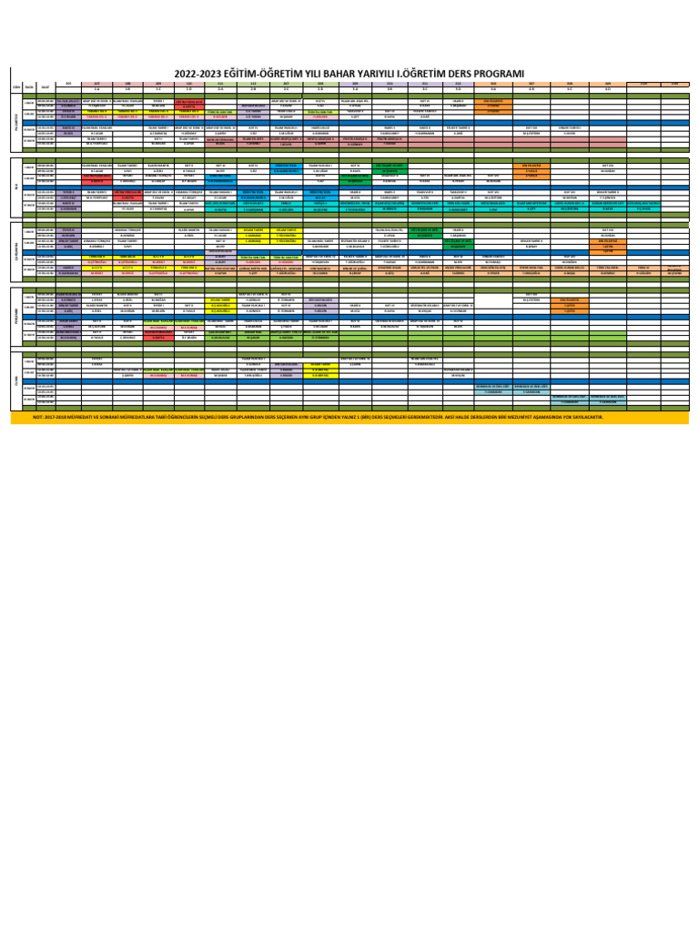 2022_2023_bahar_ders_programi_iogretim_1 | PDF