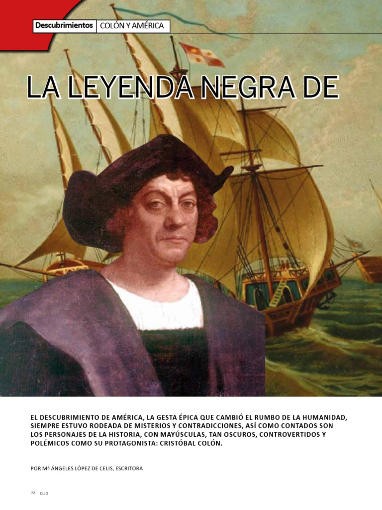 La Leyenda Negra de Cristóbal Colón | PDF | Cristobal colon | Américas