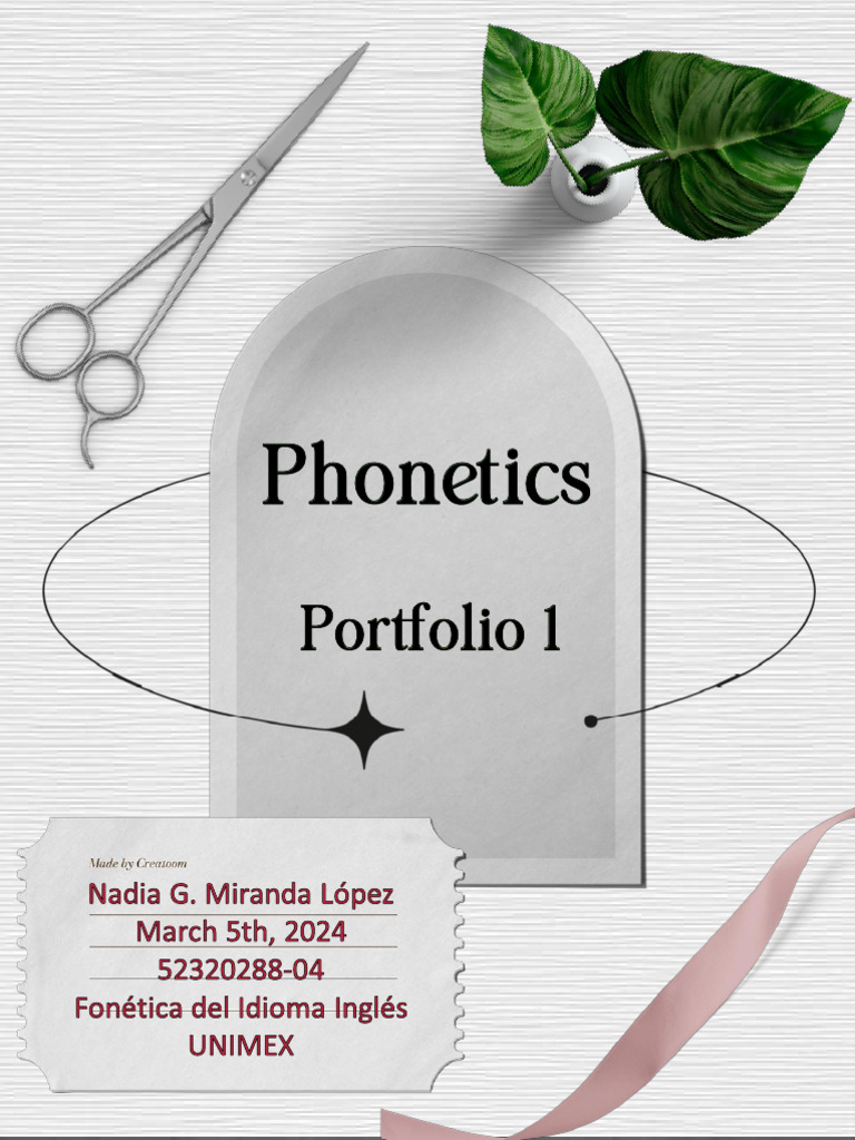 Phonetics Portfolio 2P | PDF | Rust Belt | English Language