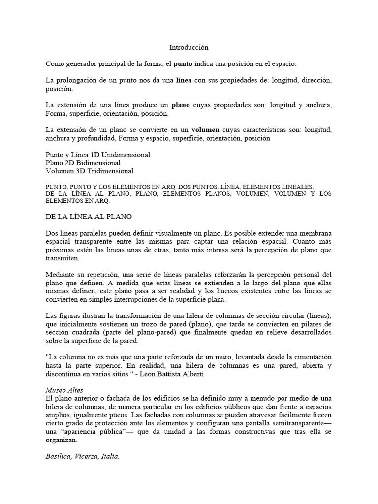 Info Expo Morfo (Los Elementos Primarios) Mi Parte | PDF | Perspectiva (Gráfica)