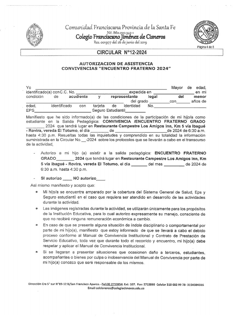 CIRCULAR Alejo | PDF