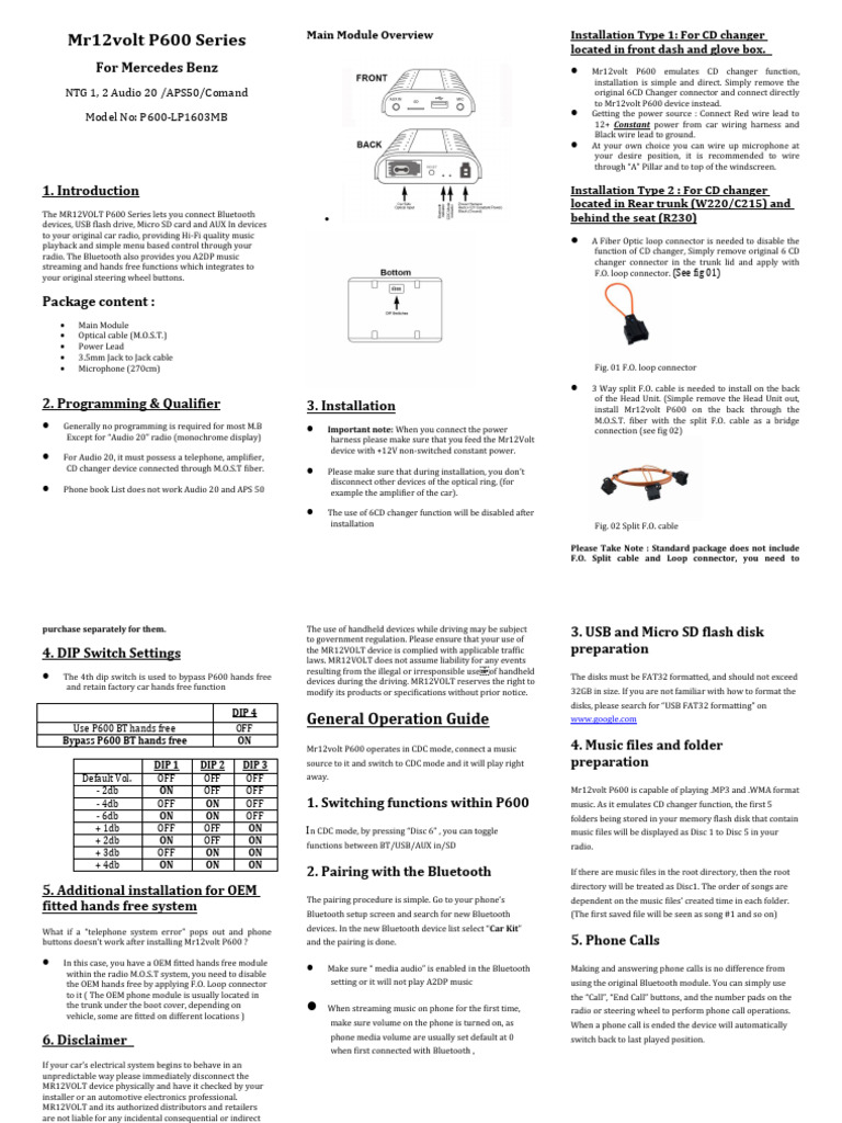 P600 IMS Mercedes | PDF | Manufactured Goods | Electronics