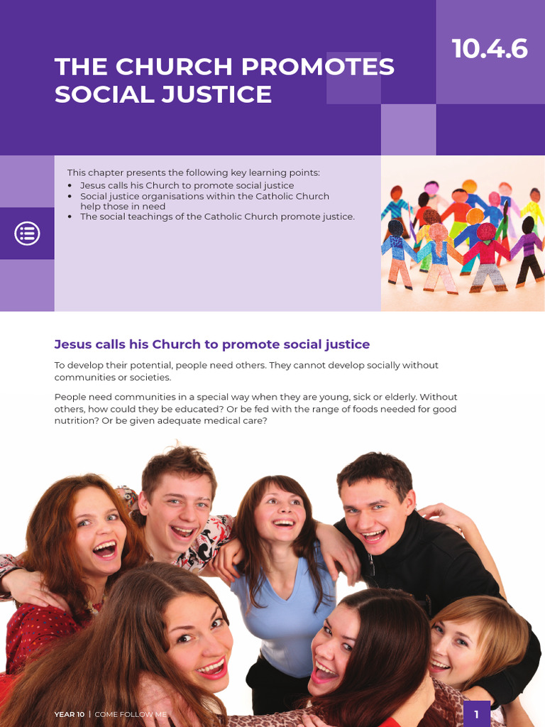 Catholic Church and Social Justice | PDF | Catholic Social Teaching
