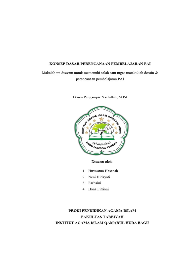 KLP 3 Desain Perencanaan Pembelajaran | PDF | Karier & Perkembangan