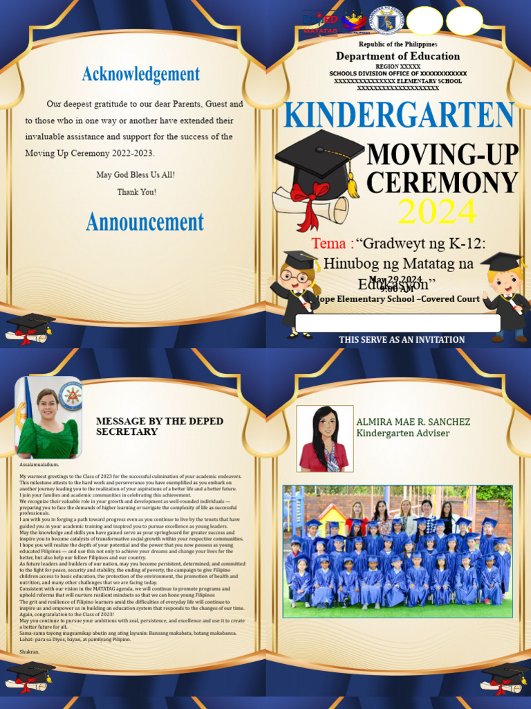 Dark Blue Program Template | PDF