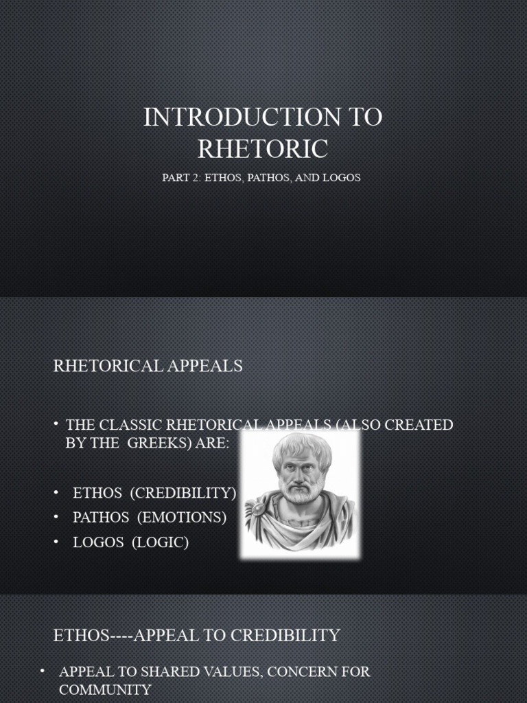 Understanding Ethos, Pathos, Logos | PDF | Rhetoric | Logos
