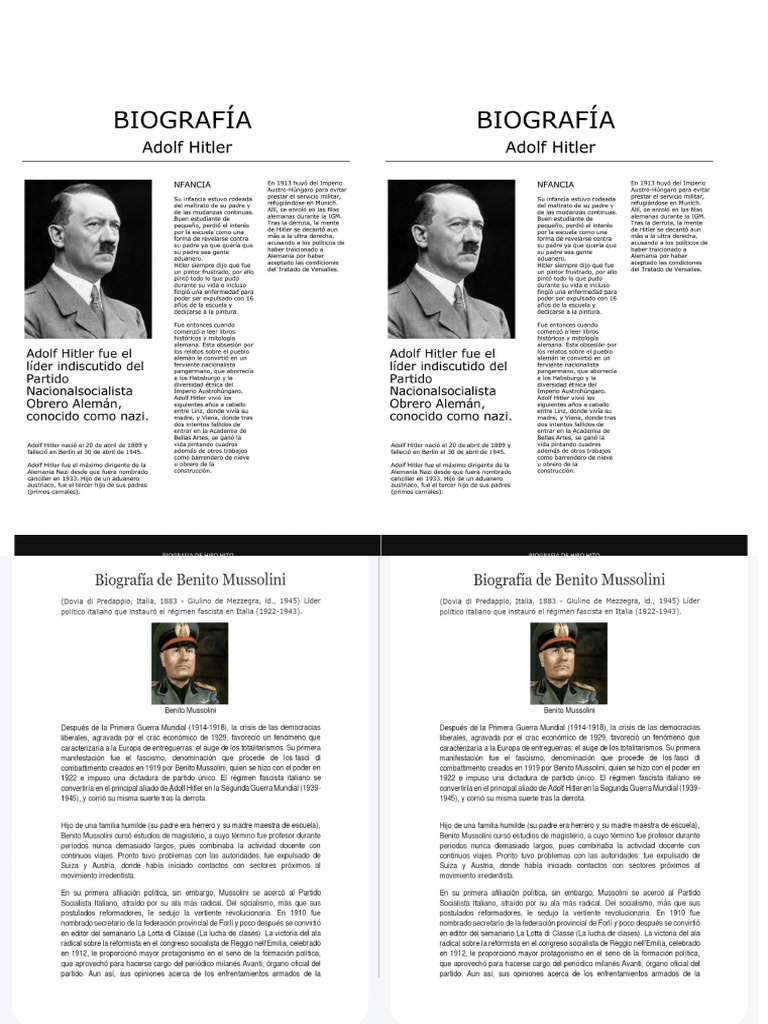 Biografías | PDF
