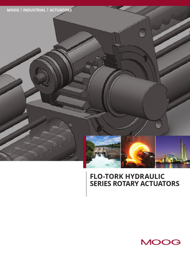 Moog FloTork Hydraulic Rotary Actuators Brochure | PDF | Actuator | Valve