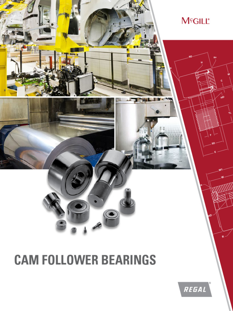McGill Cam Follower Bearings Brochure Form 8991E | PDF | Bearing (Mechanical) | Mechanical ...