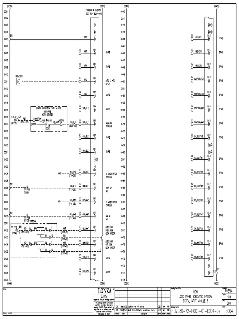 HCMC80-72 E004 Digital Input 3 | PDF