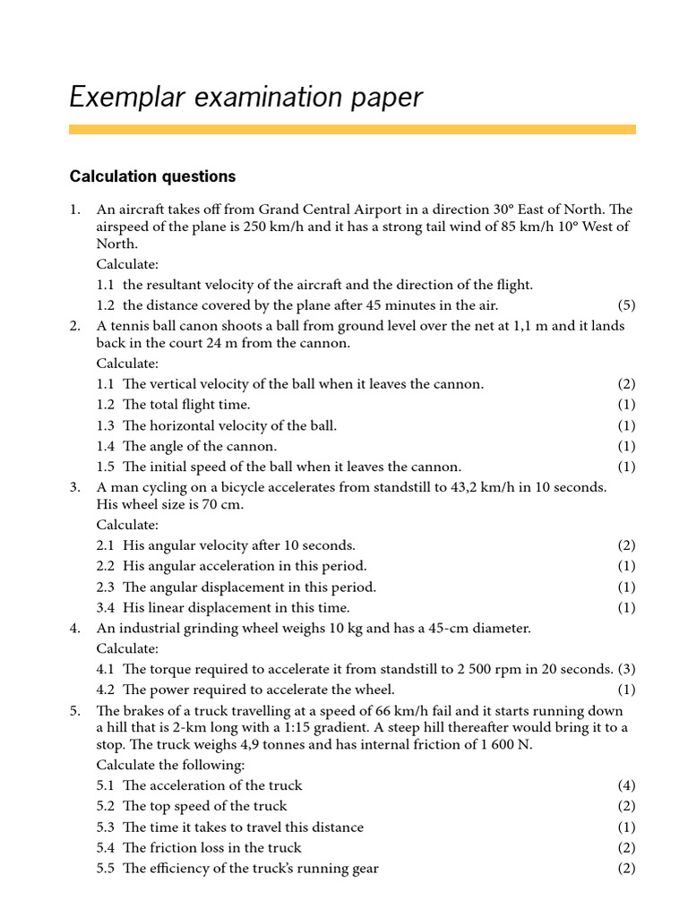 Exemplar Exam Paper Memo - N4EngineeringScience | PDF | Beam (Structure ...