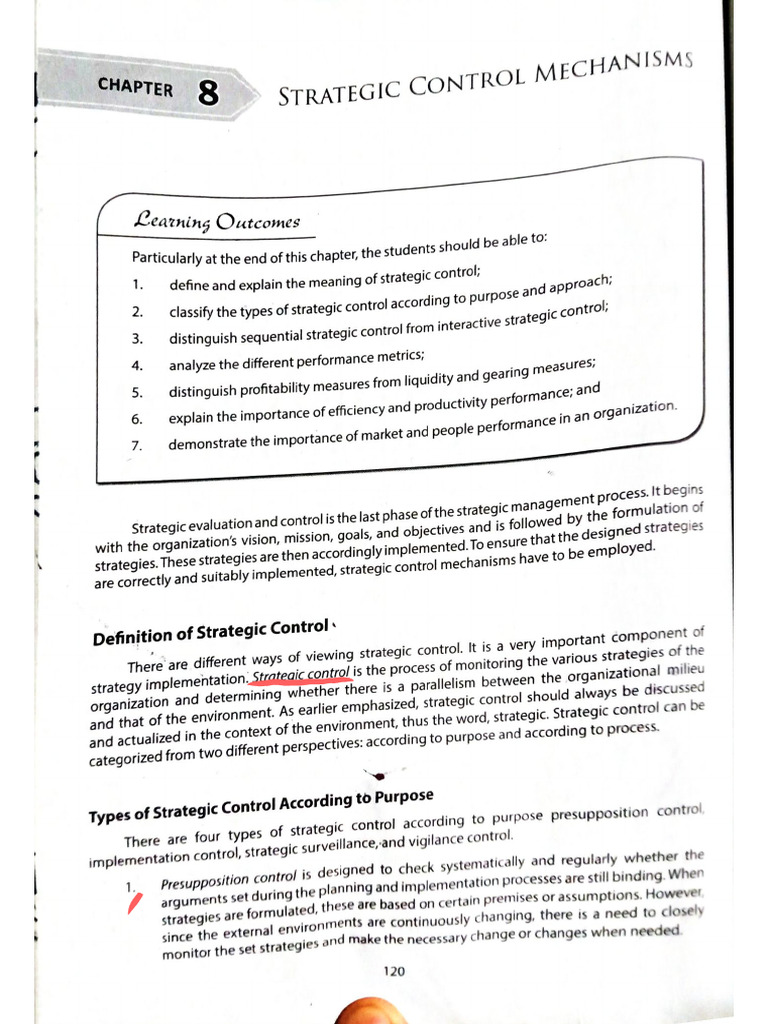 Chapter 8 Strat MNGT | PDF