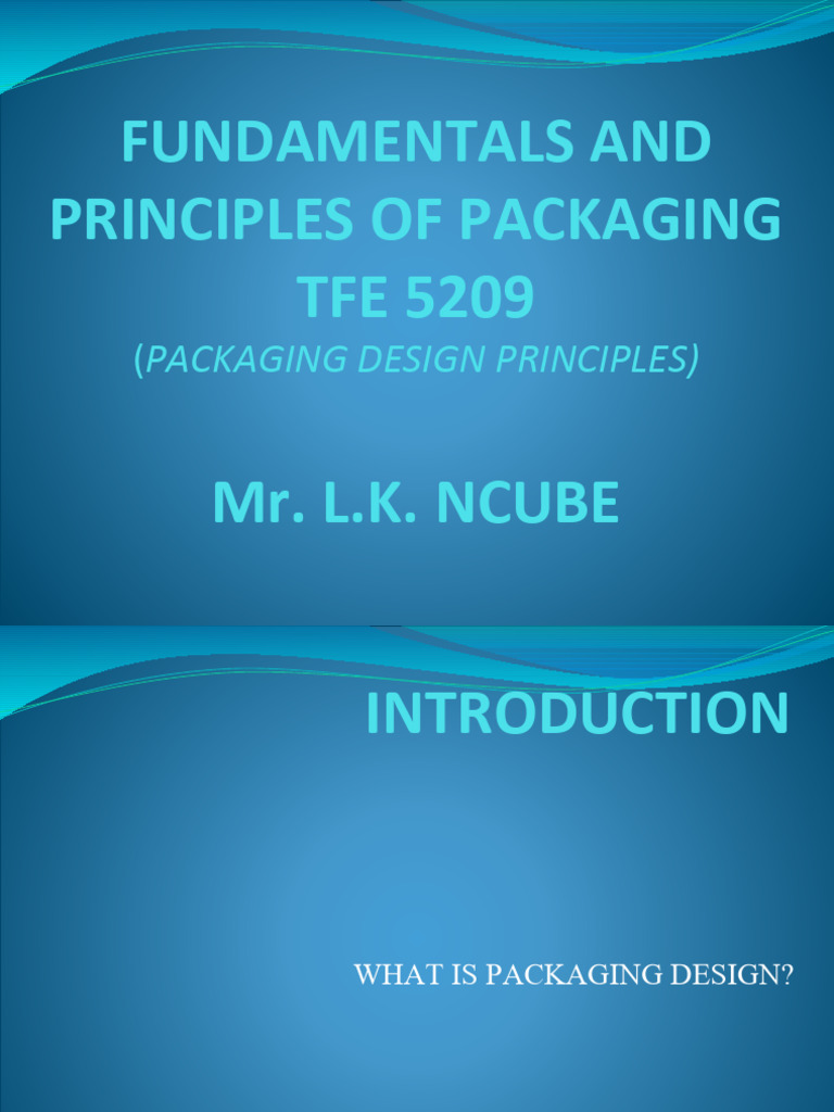Packaging Design Principles | PDF | Packaging And Labeling | Retail