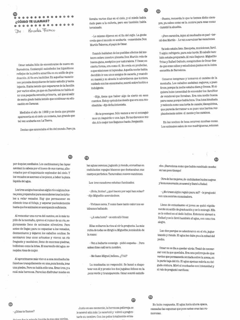 Como Te Llamas | PDF