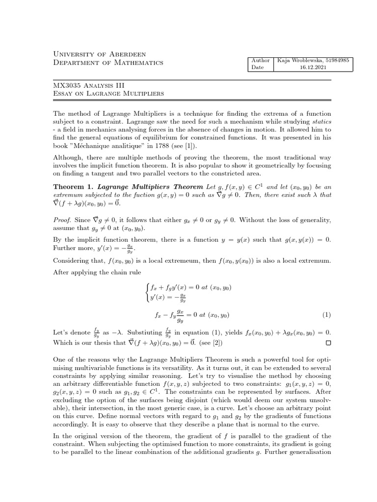 Analysis III | PDF | Gradient | Mathematical Physics