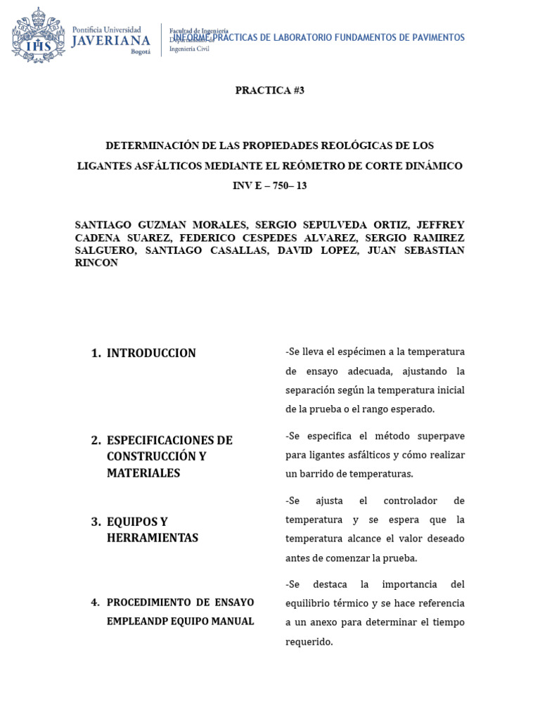 Informe INV E 709 - 13 Punto de Inflamación y Combustión | PDF | Laboratorios