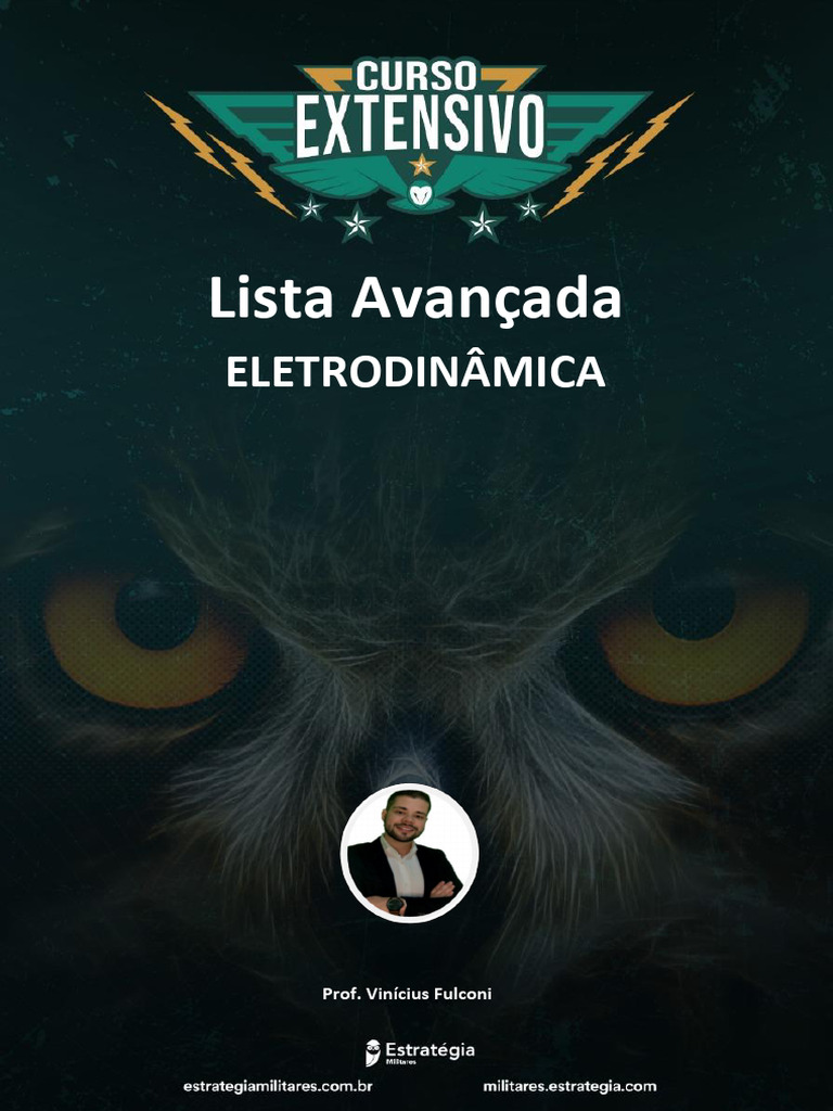 Aula 01 - EEAR 20232 - Lista 02 | PDF | Resistência elétrica e condutividade | Rede elétrica