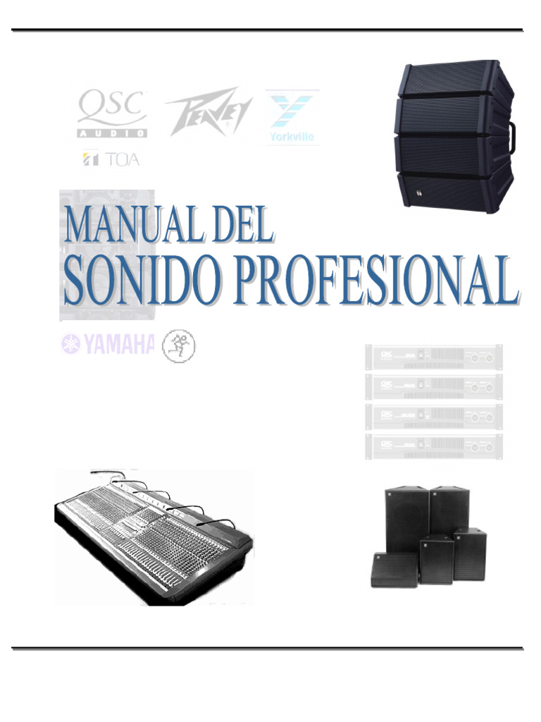 Manual Del Sonido Profesional | PDF | Decibel | Sonido