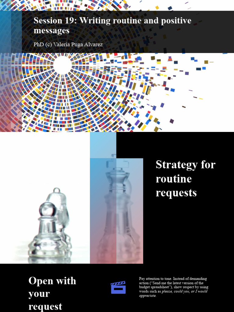Session 19 Writing Routine and Positive Messages | PDF | Information | News