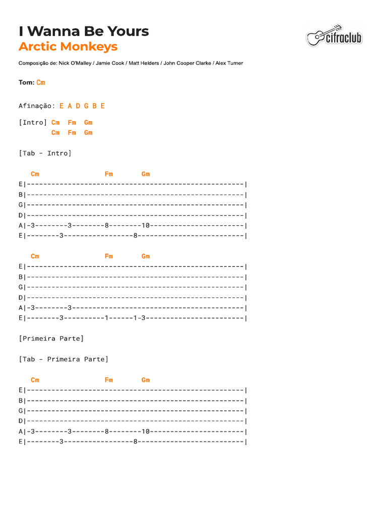 I Wanna Be Yours Arctic Monkeys | PDF