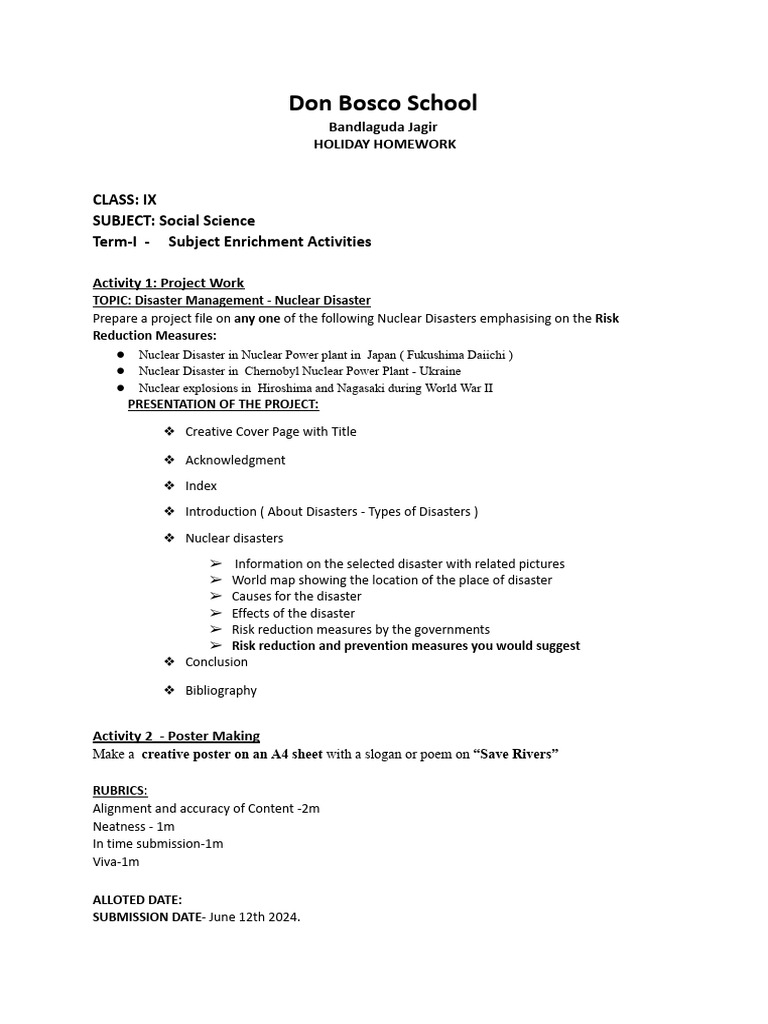 Class 9 SST - HHW | PDF | Politics