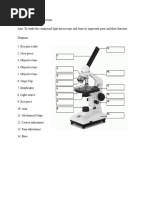 Microscope Parts and Functions Explained | PDF | Microscope | Optical Devices