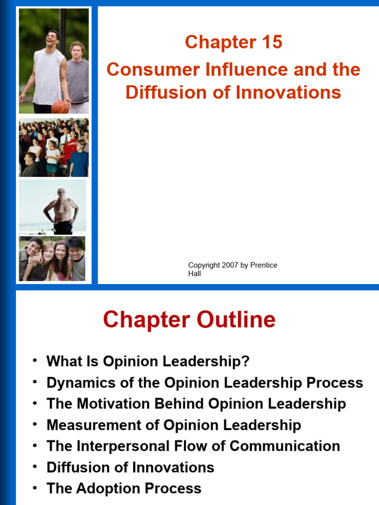 Chapter 14 - Consumer Influence & Diffusion of Innovations | PDF ...