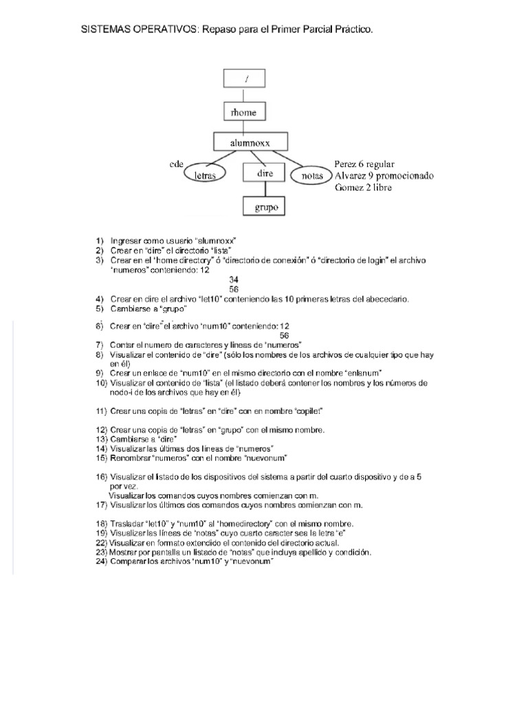 SOP - Modelo de Parcial Teorico-practico | PDF