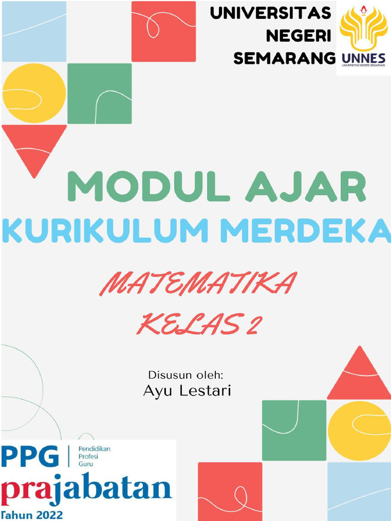 Modul Ajar Matematika Kelas 2 SD | PDF