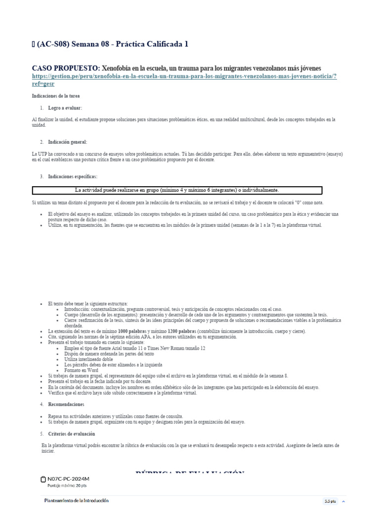 ? Consigna PC1 - CIYXBI | PDF