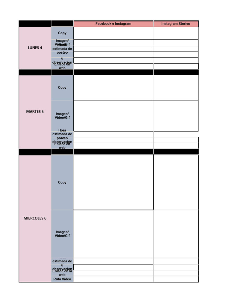 Ejemplo-Grilla-Semanal-2 (1) | PDF