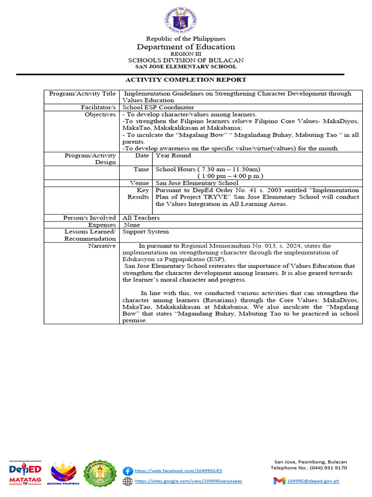 Acr Avam February | PDF | Education Theory | Teaching