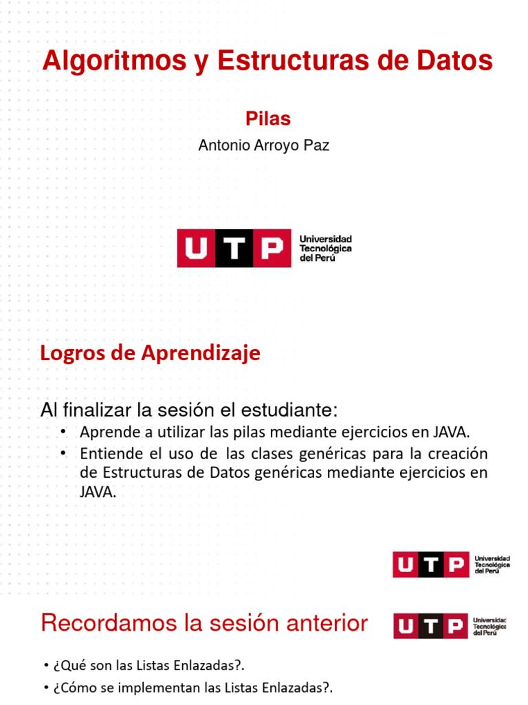 Uso de Pilas en Java: Estructuras LIFO | PDF | Programación de computadoras | Ciencias de la ...