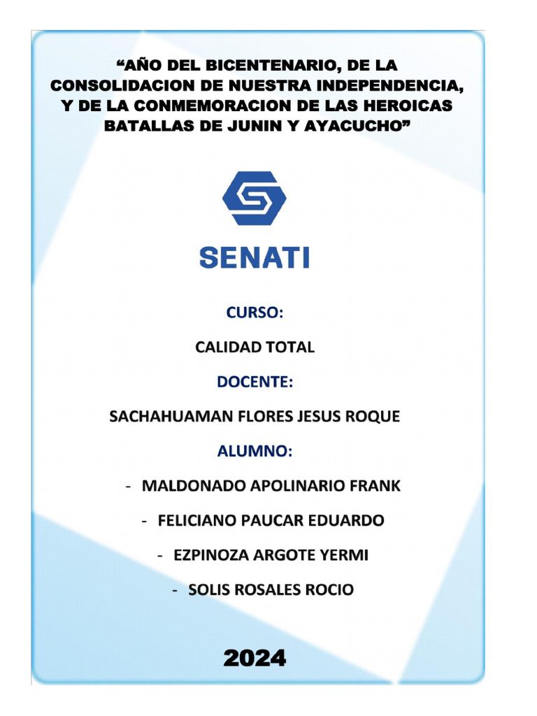 Calidad - Total - Medidades - de - Tendencia - Central - HO JRSF | PDF