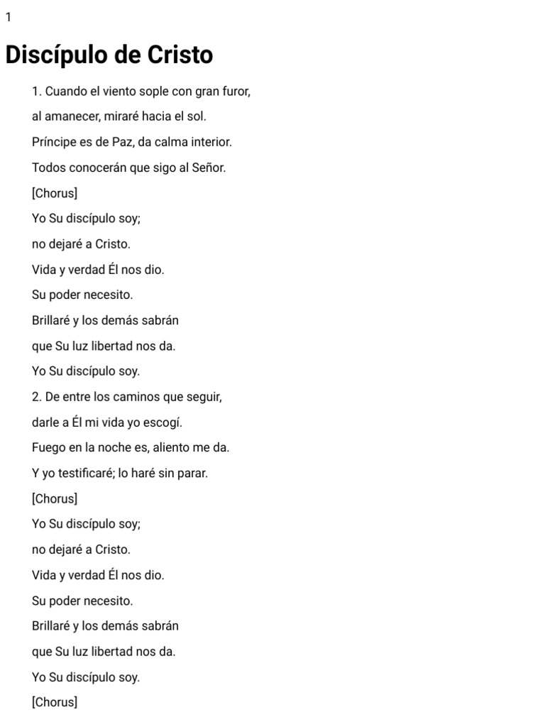 Discipulo de Cristo | PDF